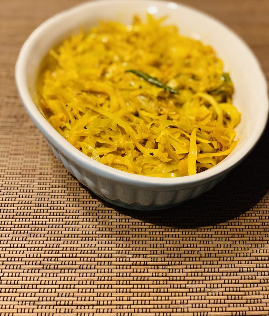 Bund Gobi Bhaji (Stir Fried Curried Cabbage) – Indian Cookery Classes
